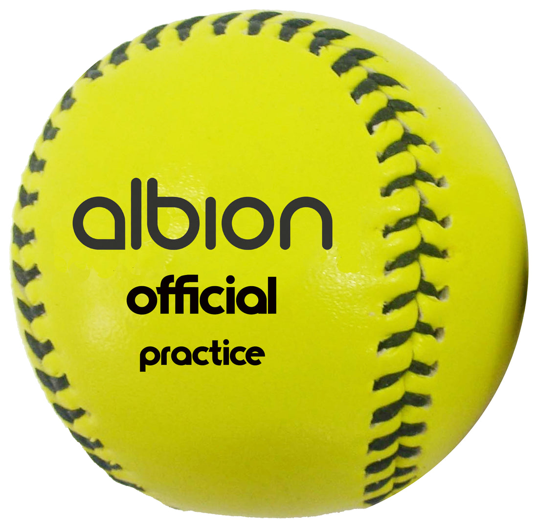 Albion Official Practice Rounders Ball Yellow – Phillips Tuftex Limited